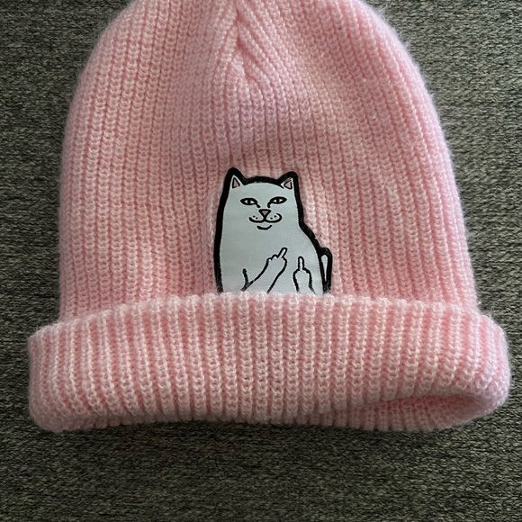 Ripndip | Accessories | Ripndip Lord Nermal Pink Beanie | Poshmark